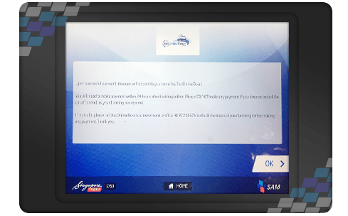 How to Pay with SingPost SAM Machine | BusOnlineTicket.com